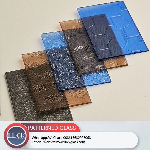 Available transparent millennium patterned glass Color patterned glass ...